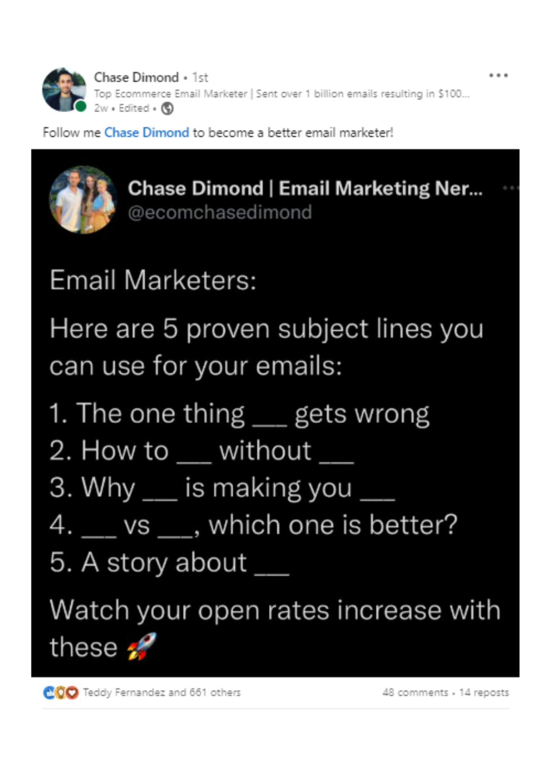 Best words for email subject lines