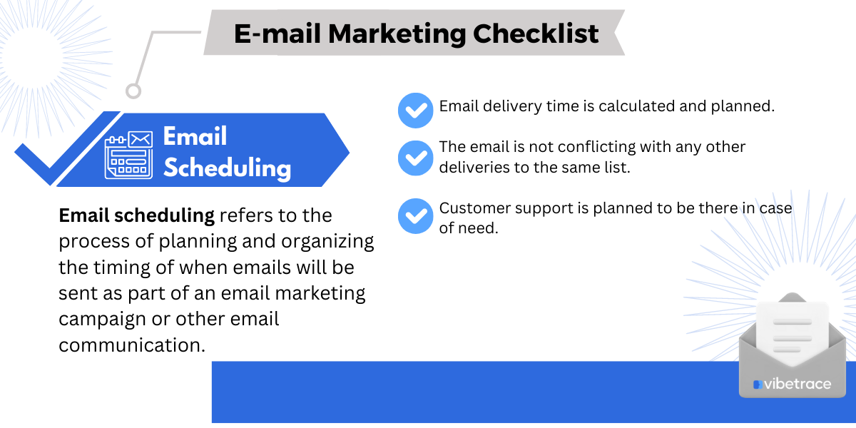 45 Basic Points Email Newsletter Checklist - Vibetrace