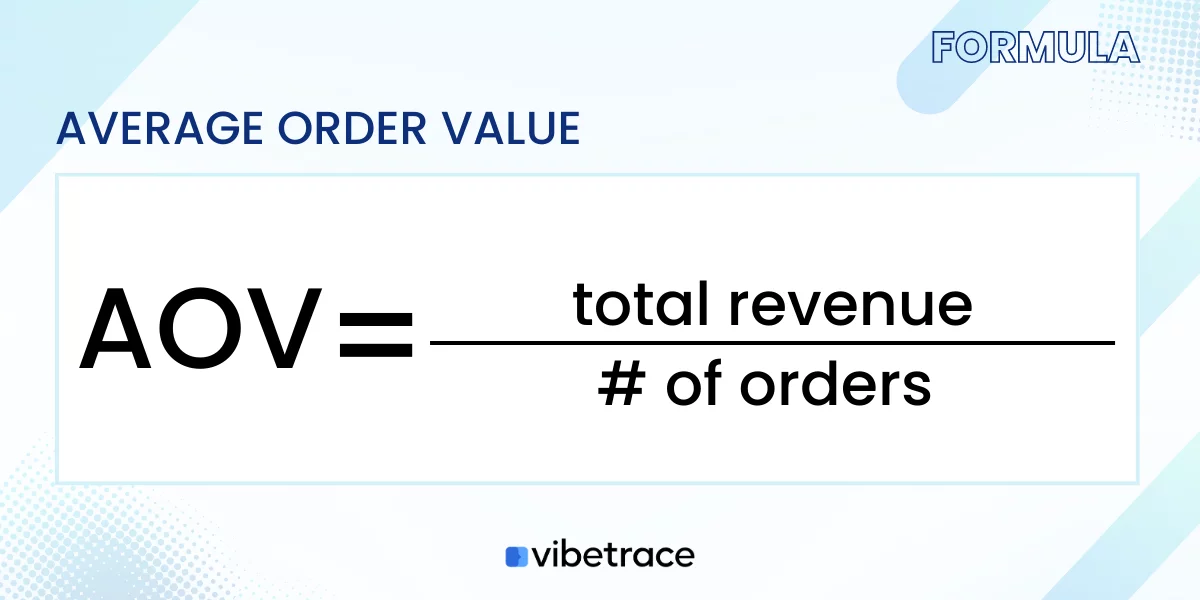 Average Order Value - Vibetrace Average Order Value - Vibetrace