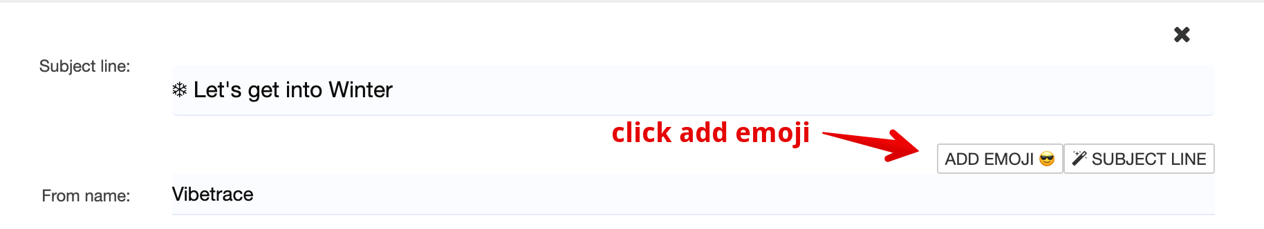 Emojis in email subject lines