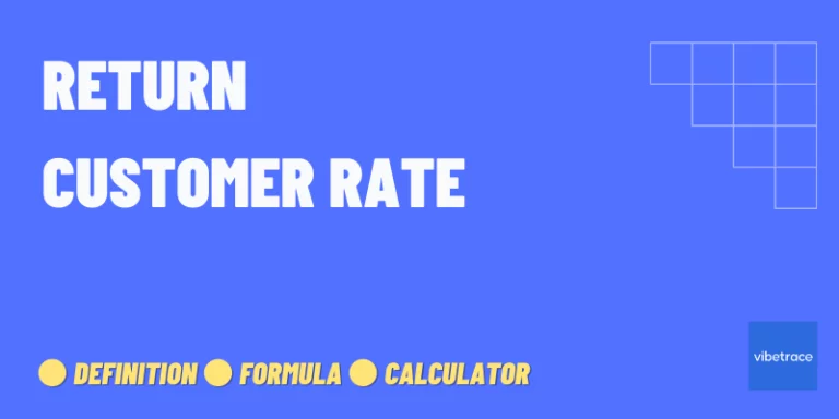 Return Customer Rate - Vibetrace