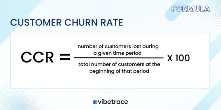 Customer Churn Rate - Vibetrace