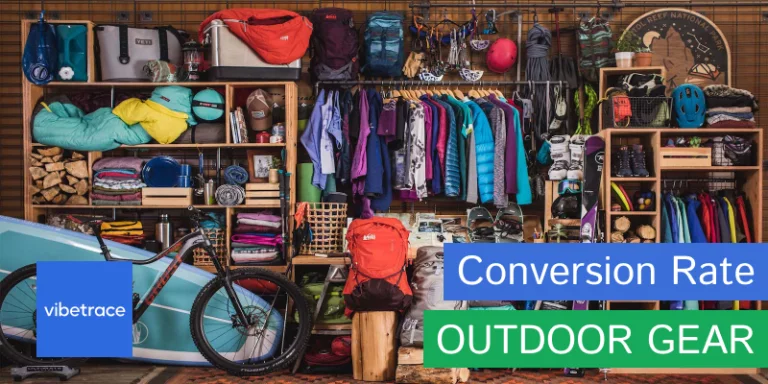 Increase Conversion Rate For Outdoor Gear Stores - Vibetrace