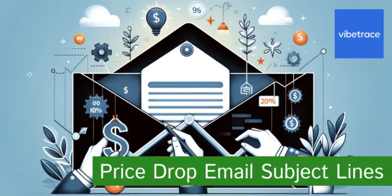 Price Drop - Email Subject Lines List - Vibetrace